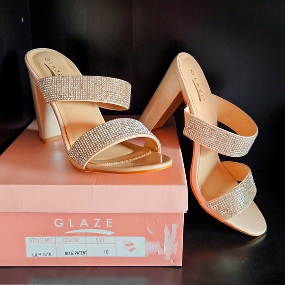 Glaze | Shoes | Glaze Size Womens Nude Patent Style Lily37x | Poshmark